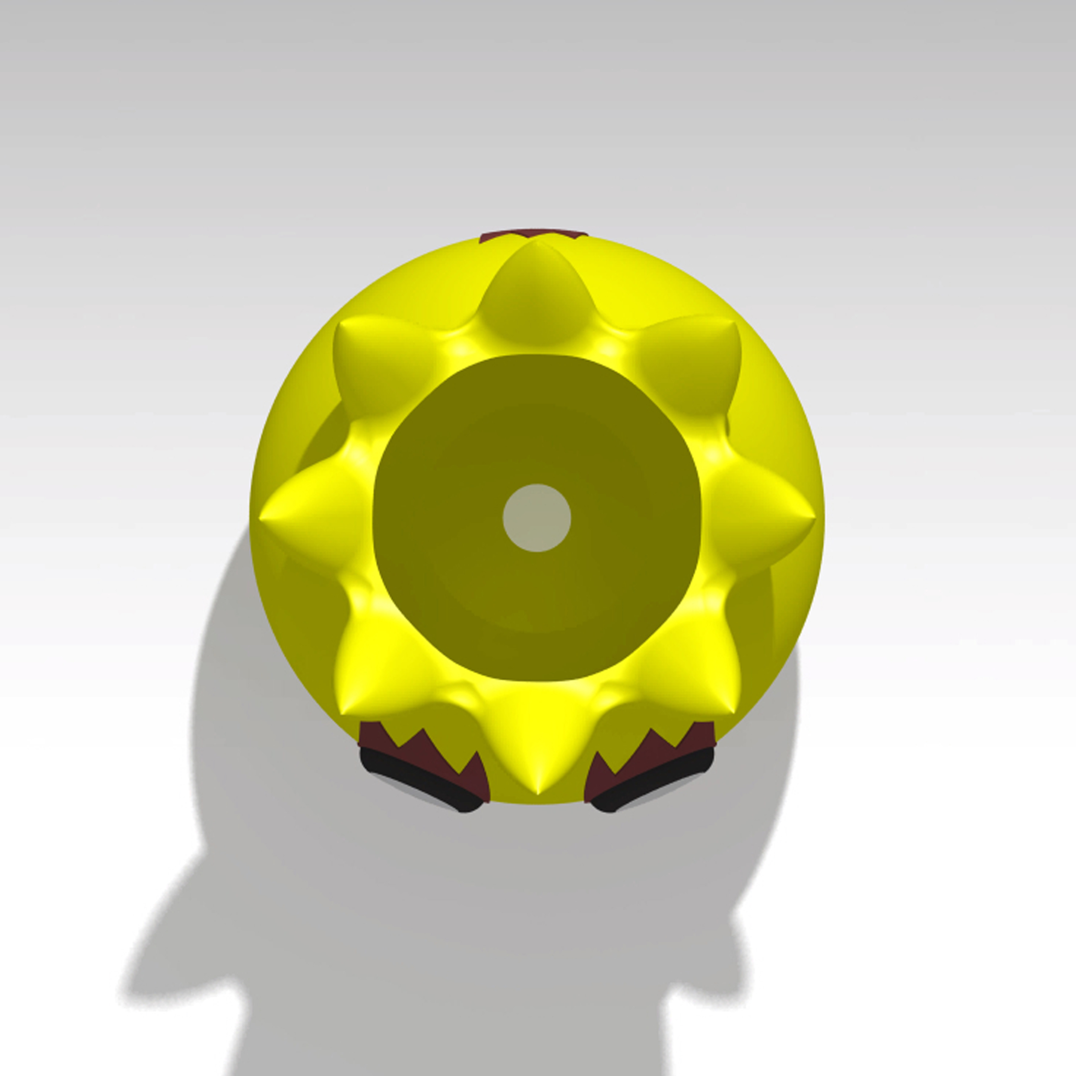 STL file Sunkern pokemon cute plant pot・Template to download and 3D ...