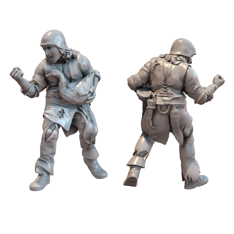 3D file Infantry Bretonians・3D print model to download・Cults