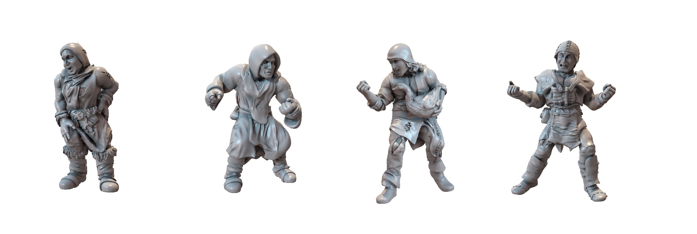 3D file Infantry Bretonians・3D print model to download・Cults