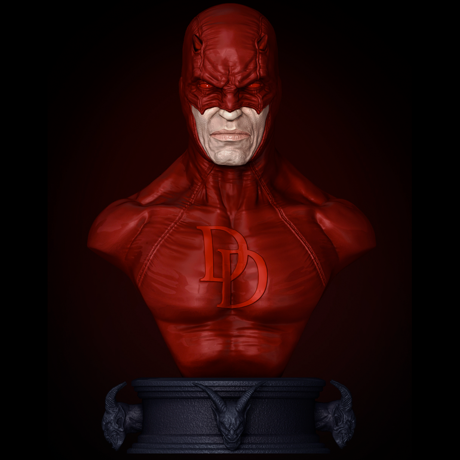 STL file Classic Daredevil Bust・3D print design to download・Cults
