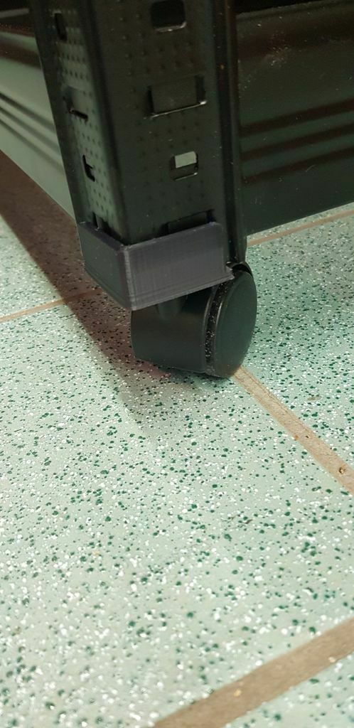 Archivo 3D gratis estante metálico con patas de rodillo 🏢・Diseño de ...