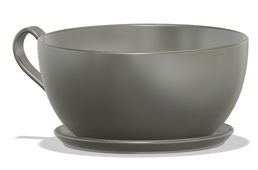 Free STL file Tea Cup Planter・3D printer design to download・Cults