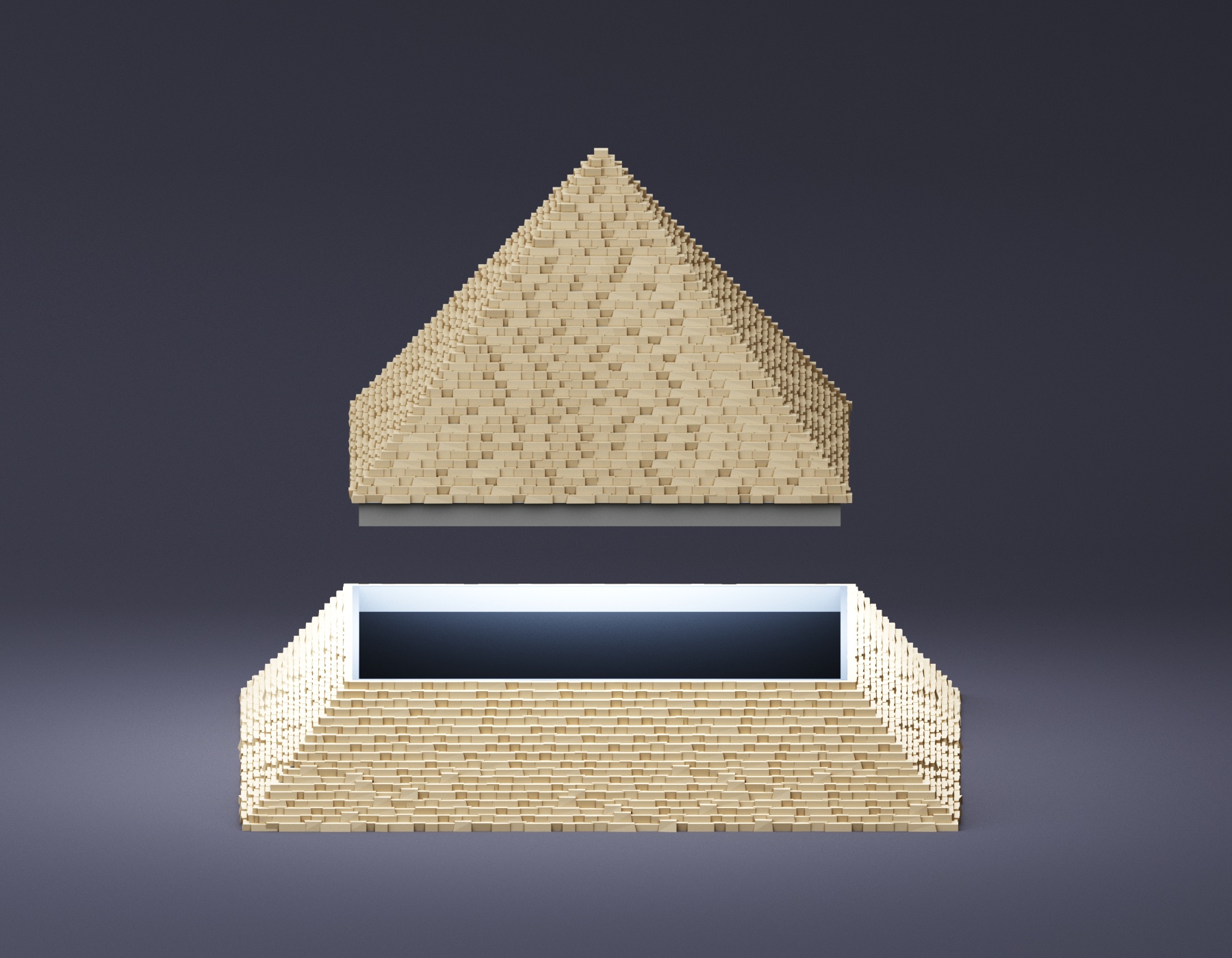 STL file The Great Pyramid of Giza・3D printable model to download・Cults