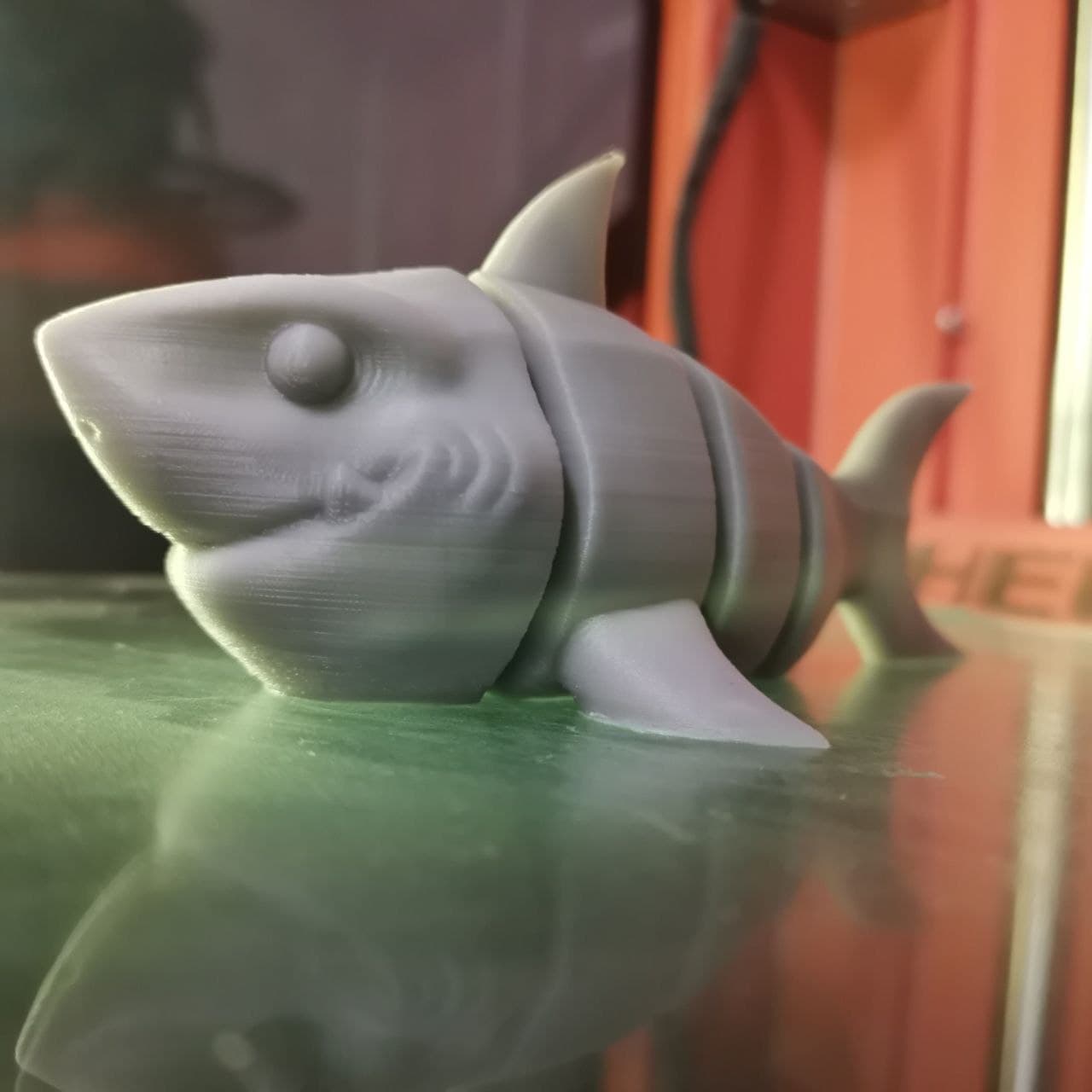 STL file Flexy shark・3D printing idea to download・Cults