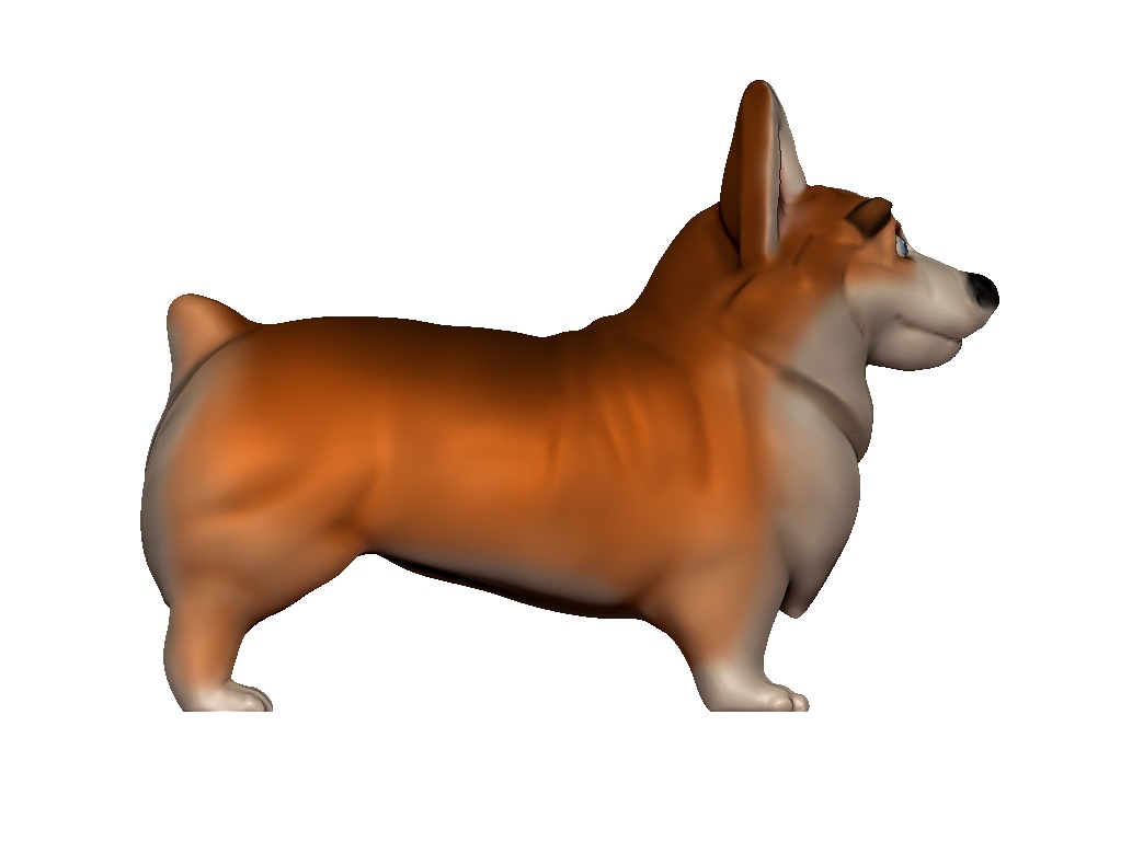 STL file Corgi・3D print model to download・Cults
