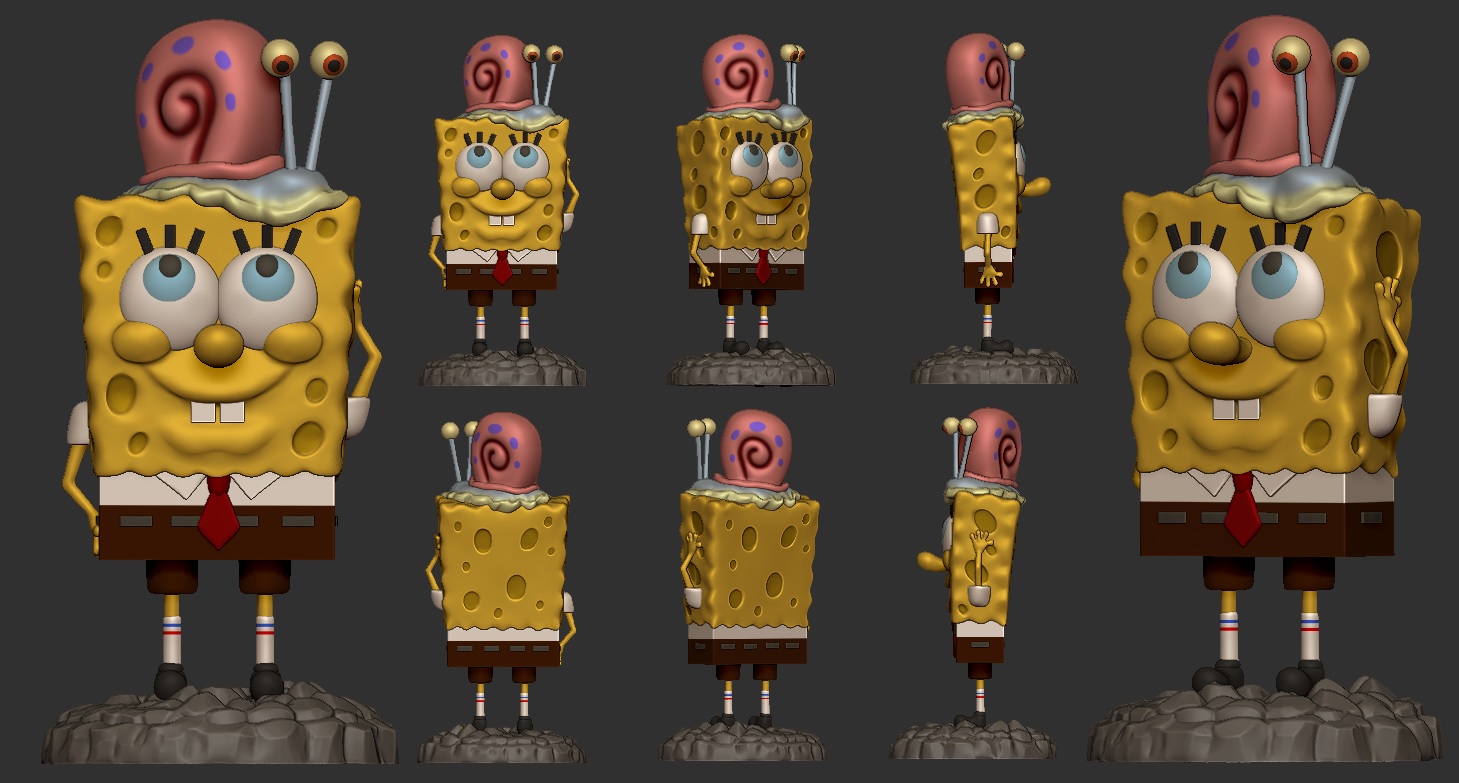 Spongebob model
