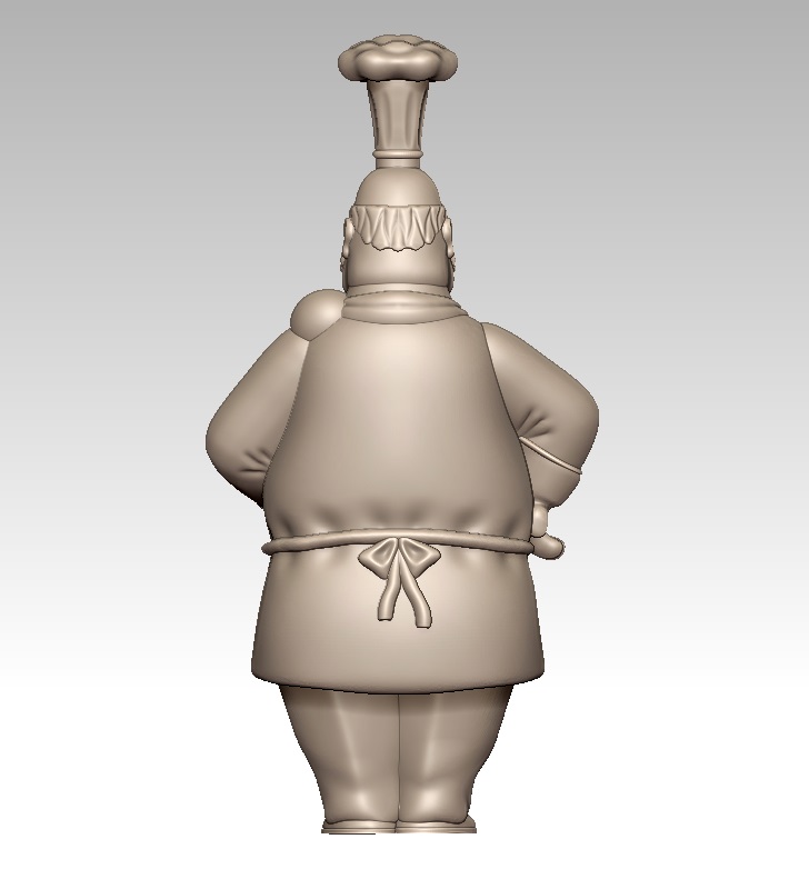 STL file chef cook・Template to download and 3D print・Cults