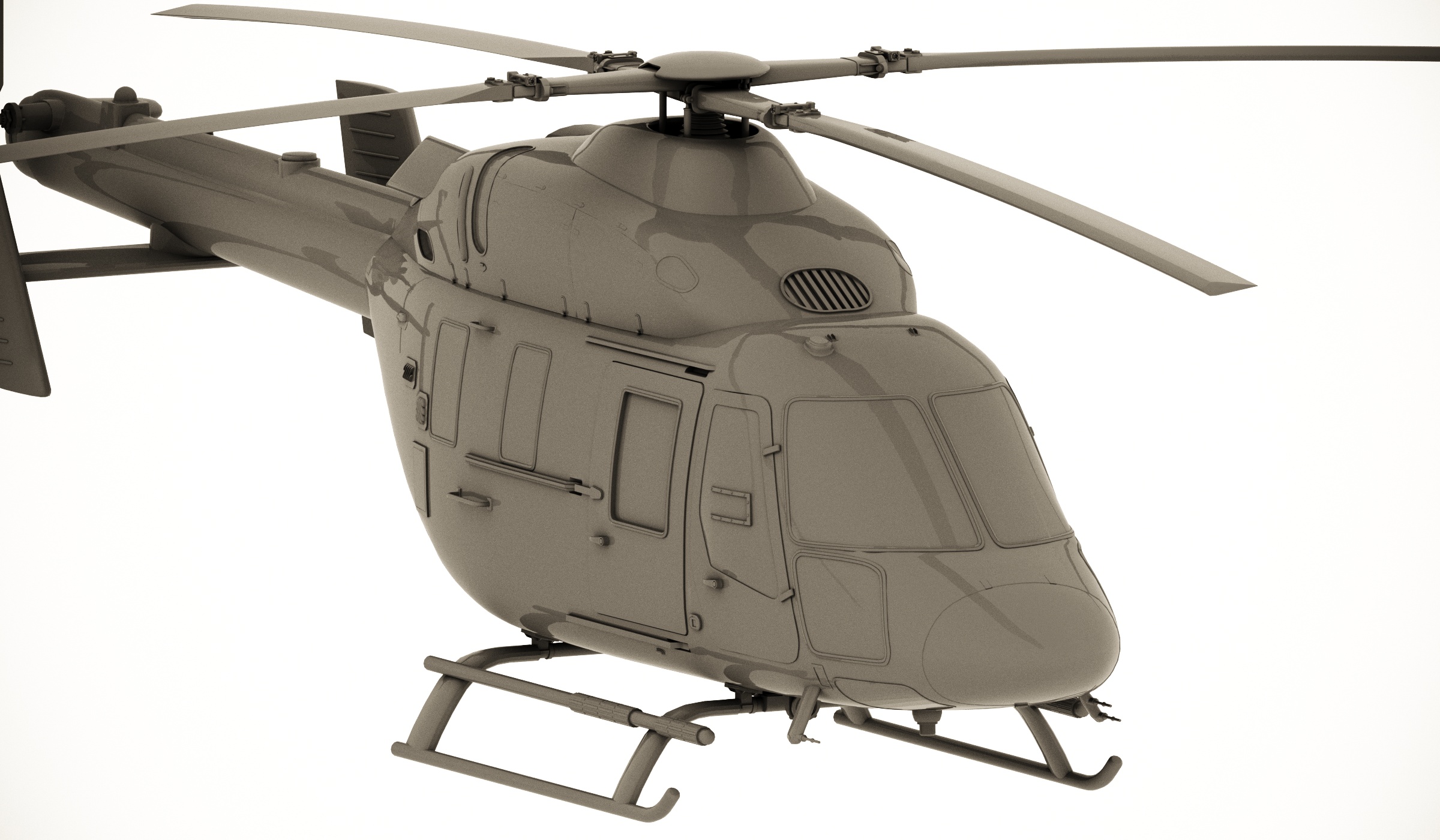 STL file Ansat helicopter 🚁・Template to download and 3D print・Cults