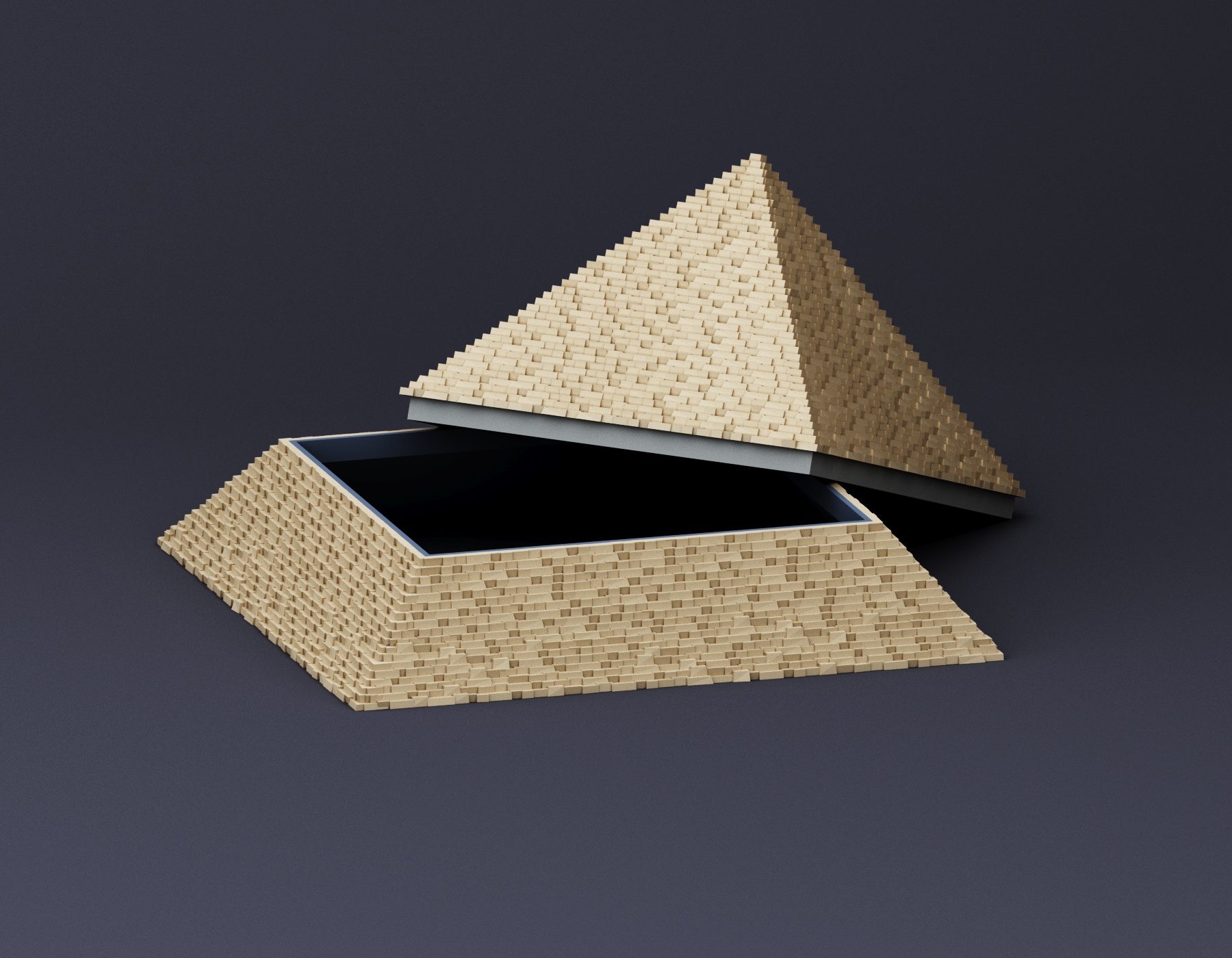 STL file The Great Pyramid of Giza・3D printable model to download・Cults