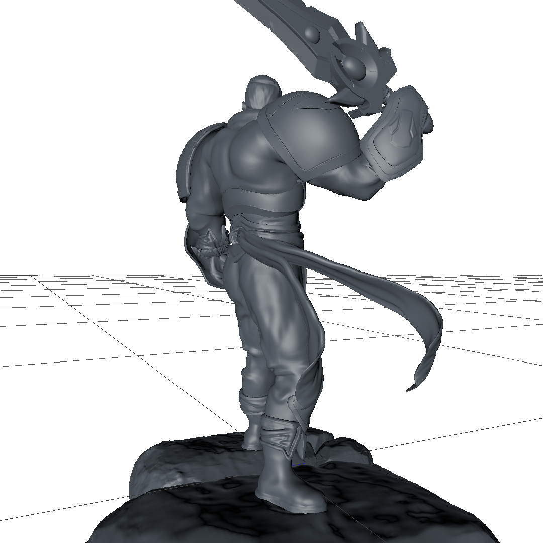 OBJ file Garen from League of Legends・3D printer model to download・Cults