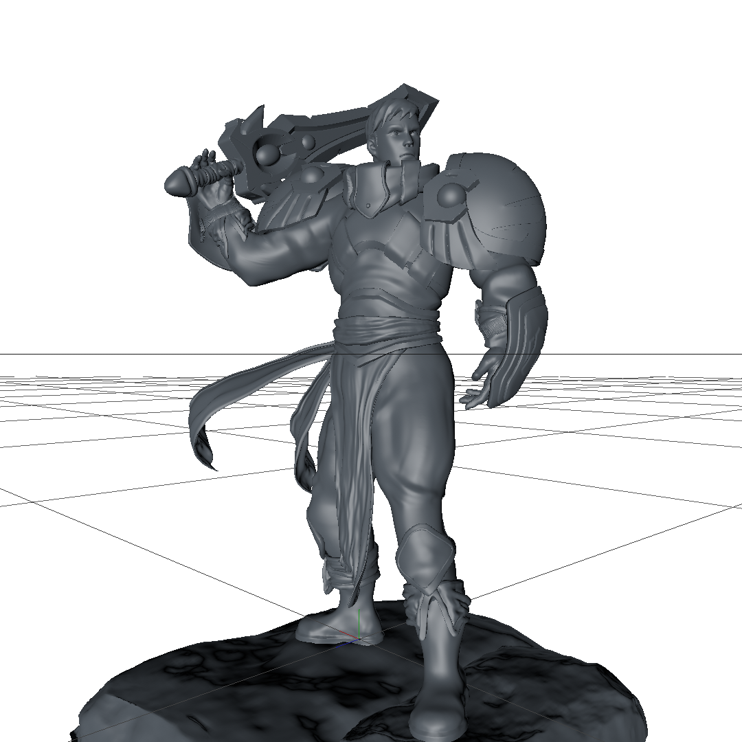 OBJ file Garen from League of Legends・3D printer model to download・Cults