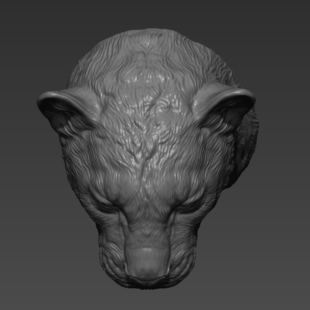 STL file Panther leopard head・3D printer model to download・Cults