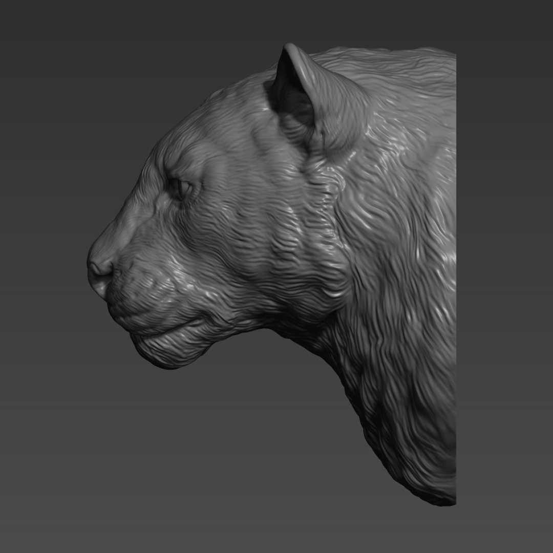 STL file Panther leopard head・3D printer model to download・Cults