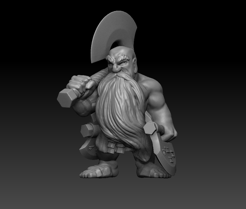 Free STL file Dwarf Oathbound Set・3D print design to download・Cults
