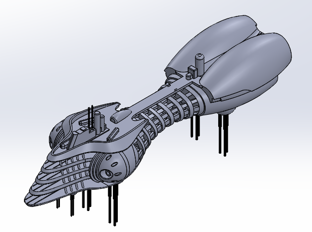 STL file Disith Battleship (1:5000) in the Last Exile 🚗・3D printing ...
