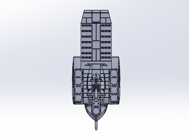 STL file Silvius(BattleMode) (1:1500) in the Last Exile, Fam the Silver ...