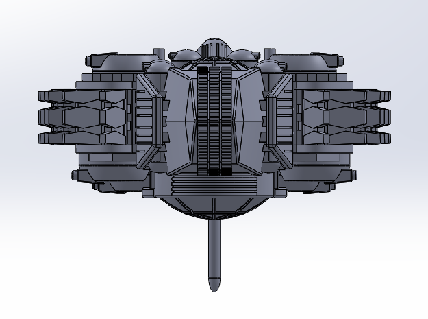 STL file Impetus (1:5000) of the Ades Federation in the Last Exile, Fam ...