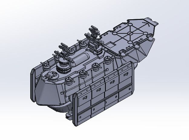 STL file Silvana (1:1500) in the Last Exile・3D print object to download ...