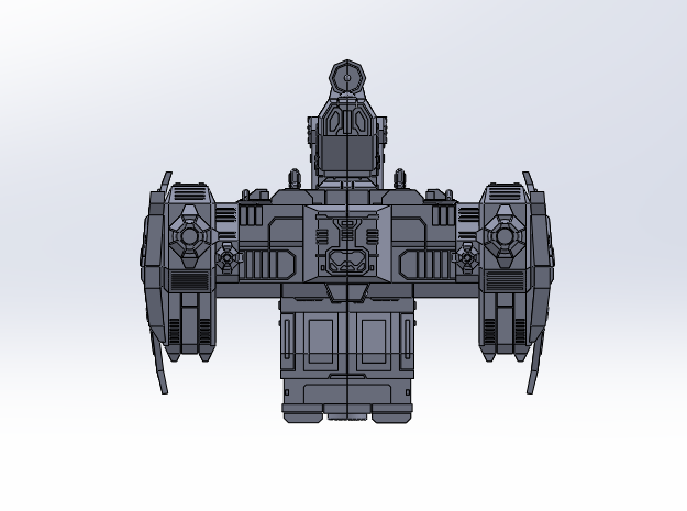 STL file Charon Class Frigate (1:3000) in the Halo 😇・3D printable model ...
