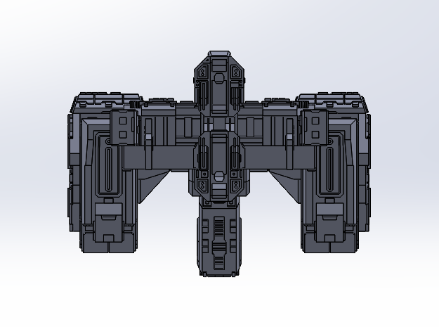 STL file Stalwart Class Frigate (1:3000) in the Halo 😇・3D printer ...