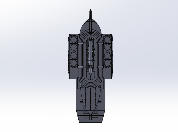 STL file Silvius(BattleMode) (1:1500) in the Last Exile, Fam the Silver ...