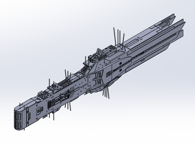 STL file Free Planet Alliance Hyperion (1:3000) in the LoGH 🆓・3D ...