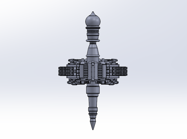 STL file Ursragna (1:4135) of the Ades Federation in the Last Exile ...