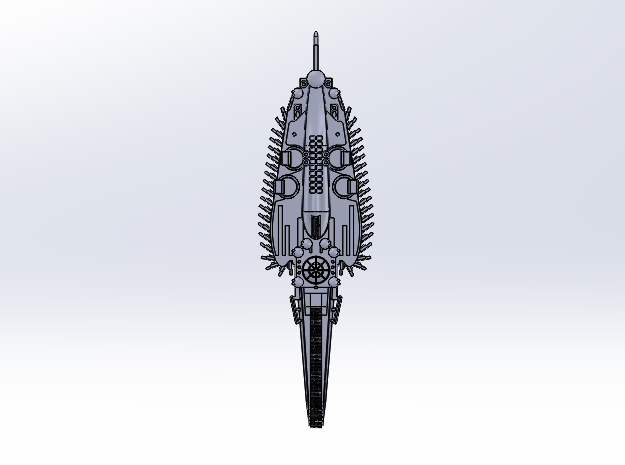 STL file Impetus (1:5000) of the Ades Federation in the Last Exile, Fam ...