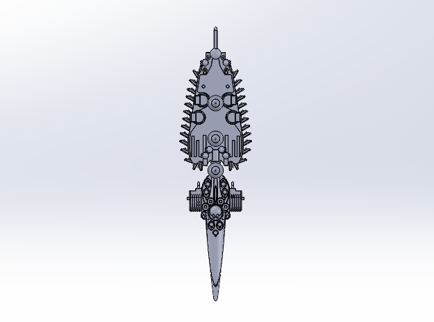 STL file Ursragna (1:4135) of the Ades Federation in the Last Exile ...