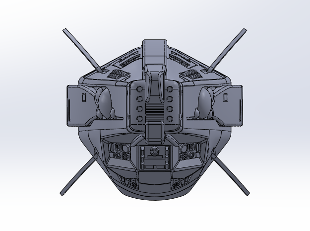STL file Imperial Skirnir (1:3000) in the LoGH・Template to download and ...