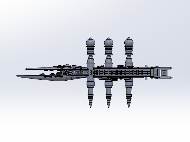 STL file Ursragna (1:4135) of the Ades Federation in the Last Exile ...