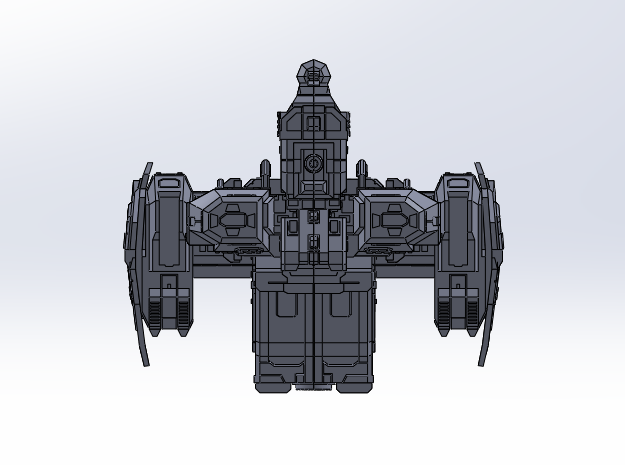 STL file Charon Class Frigate (1:3000) in the Halo 😇・3D printable model ...