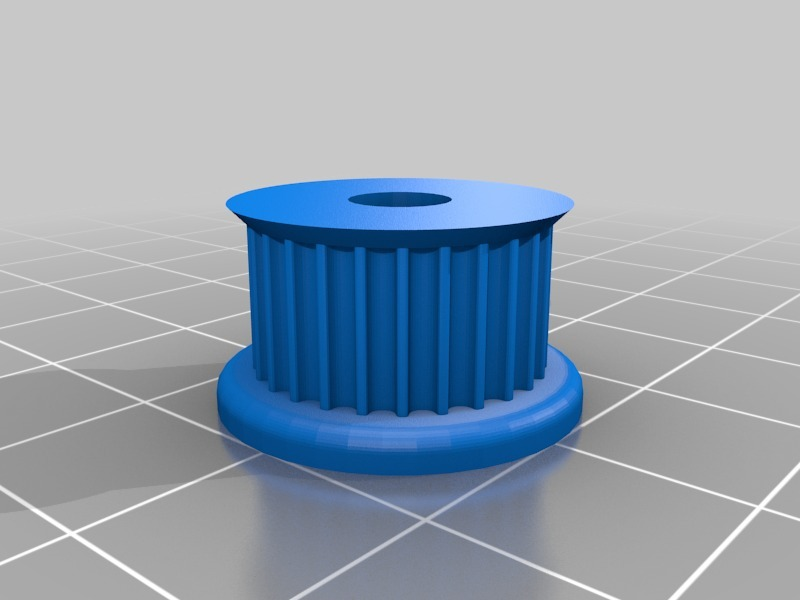 Free 3D file Pulley 5mm shaft 26tooth・3D printing design to download・Cults
