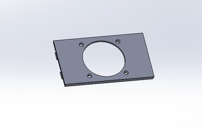 STL file Front panel Cover with fan on the PC・Template to download and ...