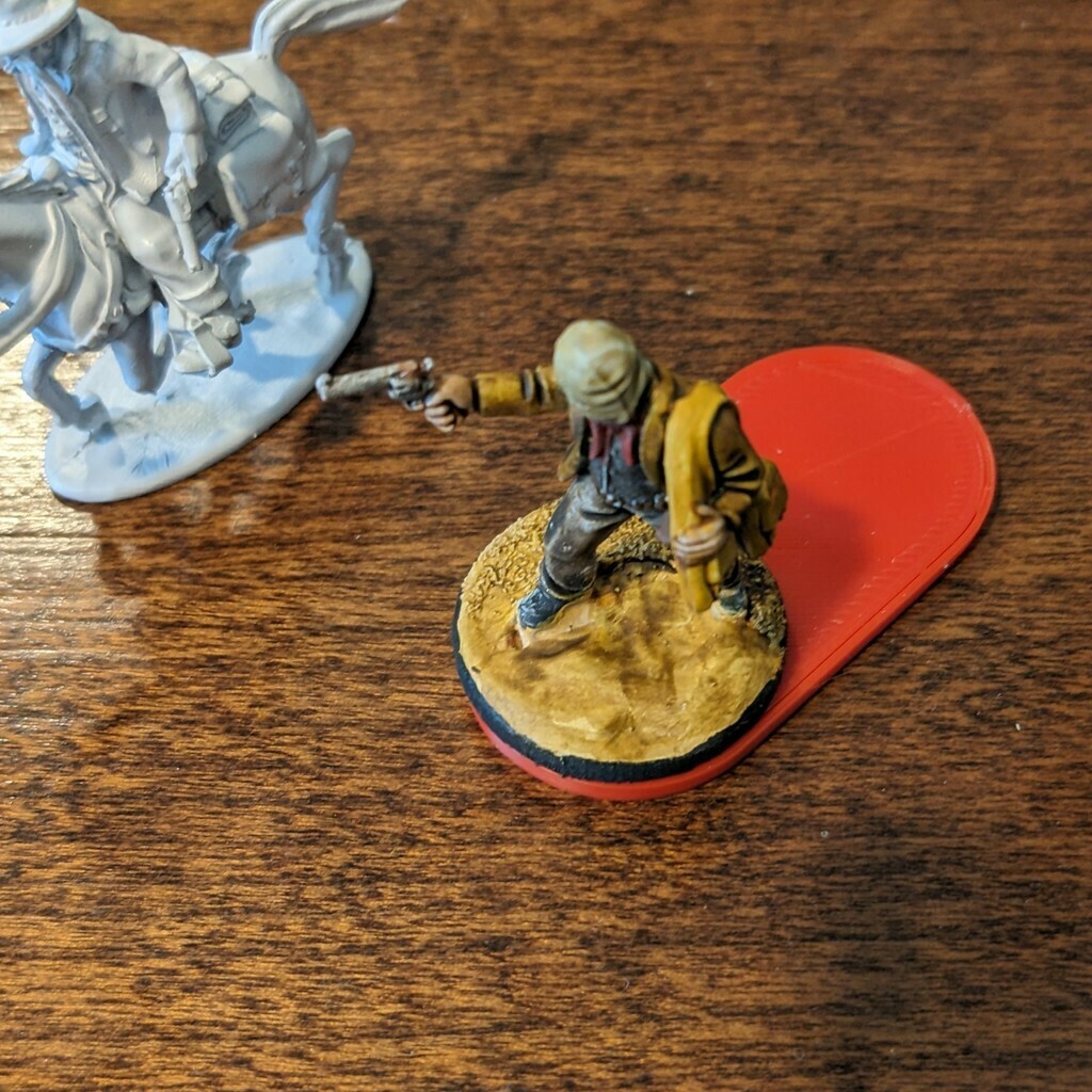 Free 3D file 25mm x 50mm Cavalry Miniature Round Pill Base・3D printer ...