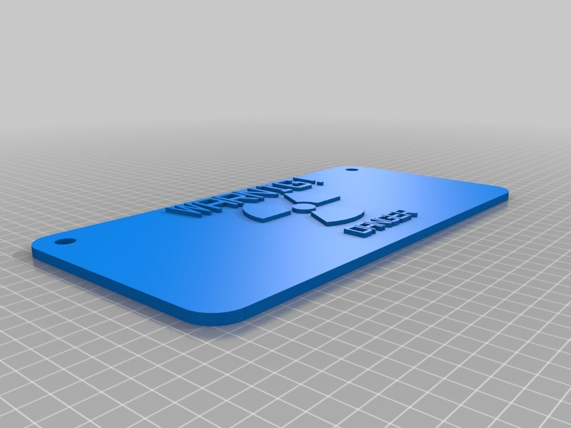 Free 3D file Danger sign・3D printing design to download・Cults