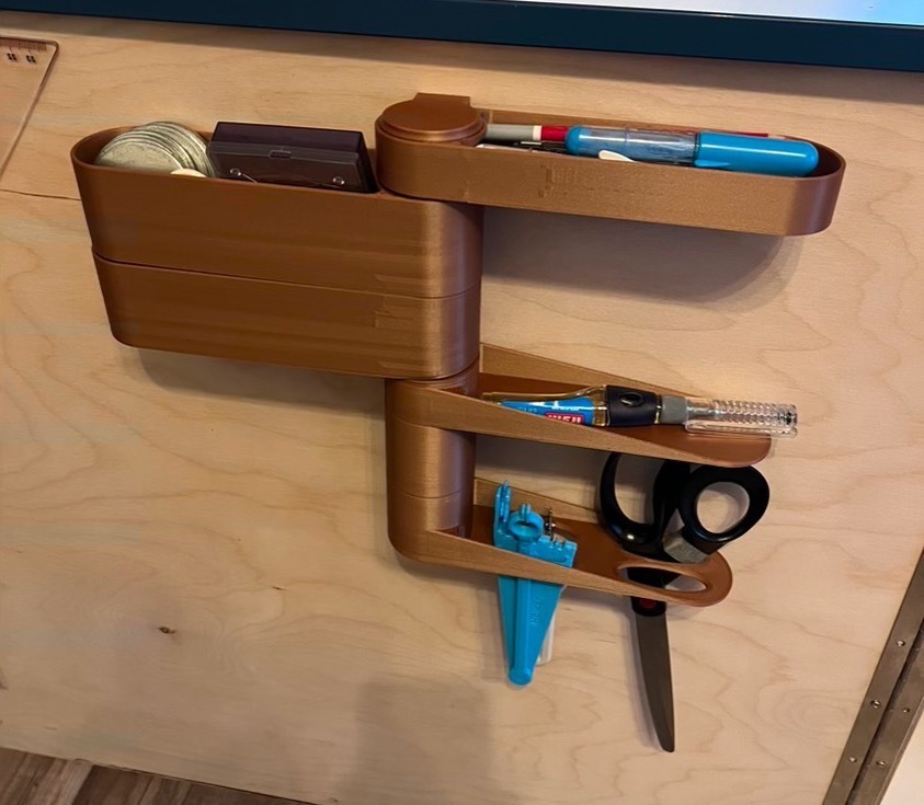 Free 3D file Vertical door storage box system 🚪・3D printing model to ...