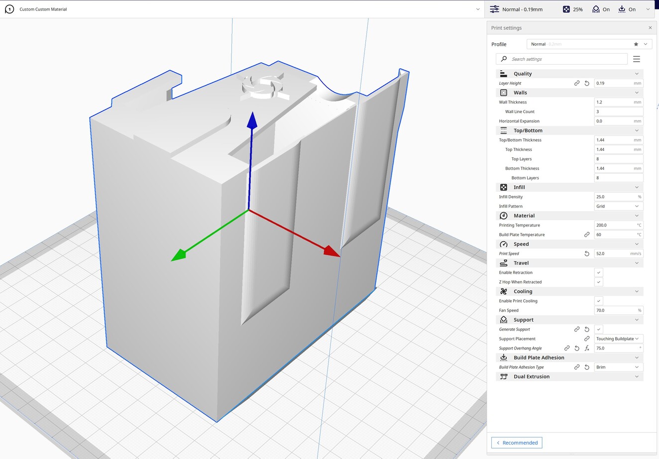 OBJ file Sony FS5 Monitor Hood 📷・3D printable model to download・Cults