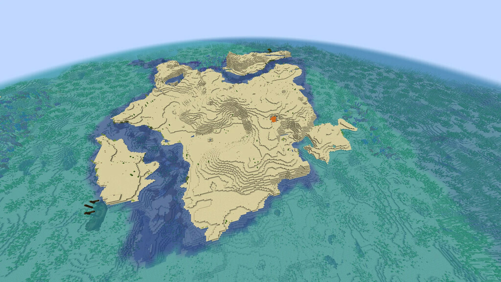 Free 3D file Minecraft Desert Island・3D printer model to download・Cults