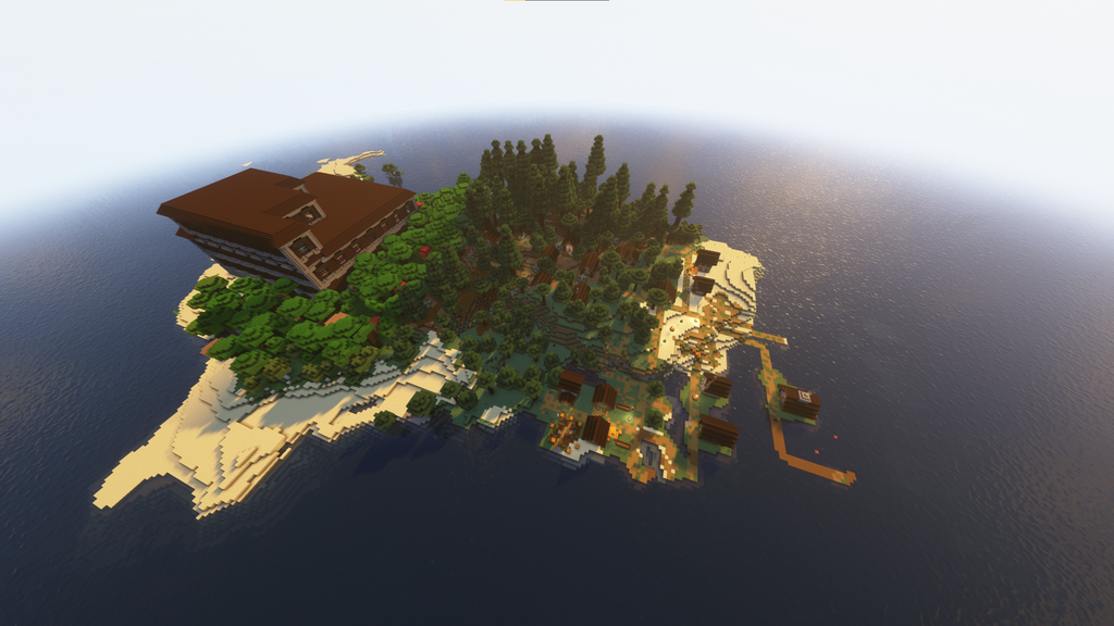 Free 3D file Minecraft Mansion Island・3D printing model to download・Cults