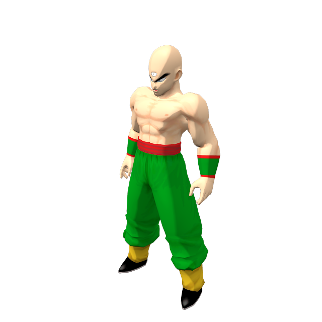 Fichier 3D gratuit Dragon Ball Z Tien 🐉・Design pour imprimante 3D à ...