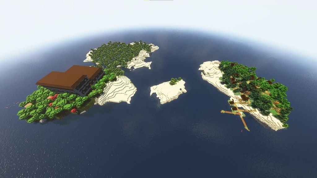 Free 3D file Minecraft Mansion Island IV・3D printing template to ...