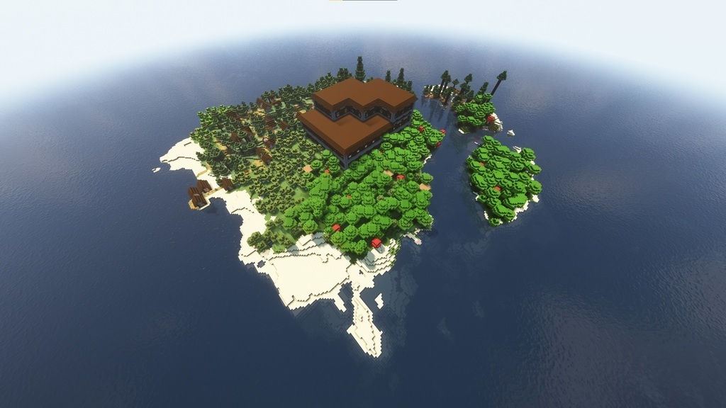 Free 3D file Minecraft Mansion Island III・3D printing template to ...