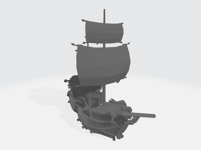 Free 3D file Pirate Ship・3D printing idea to download・Cults