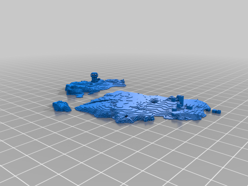 Free 3D file Minecraft Desert Island II・Design to download and 3D print ...
