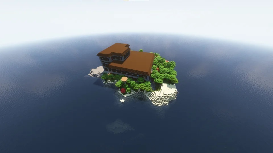 Fichier 3D gratuit Minecraft Tiny Mansion Island・Objet pour imprimante ...