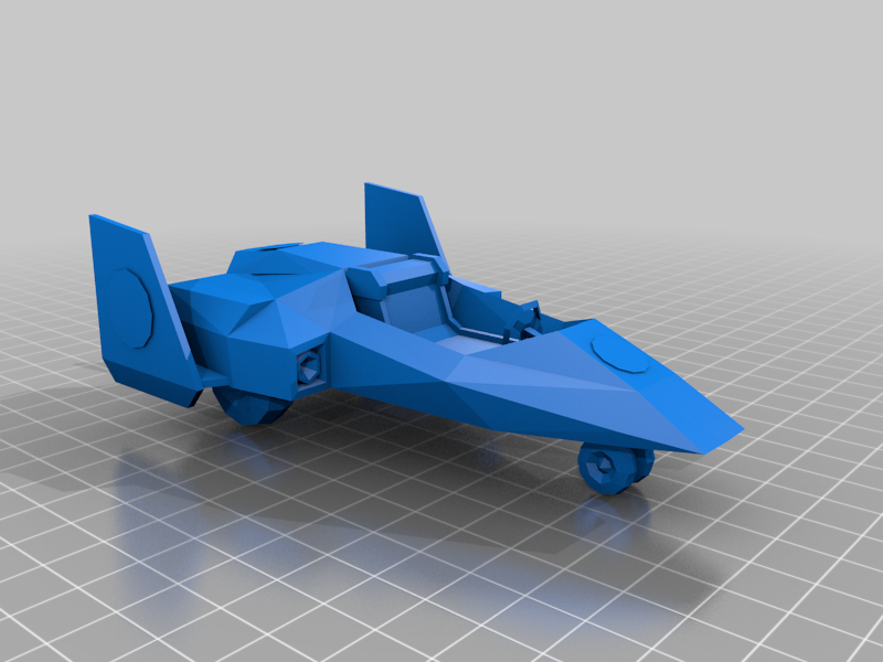 Free 3D file Blue Falcon・3D printable design to download・Cults
