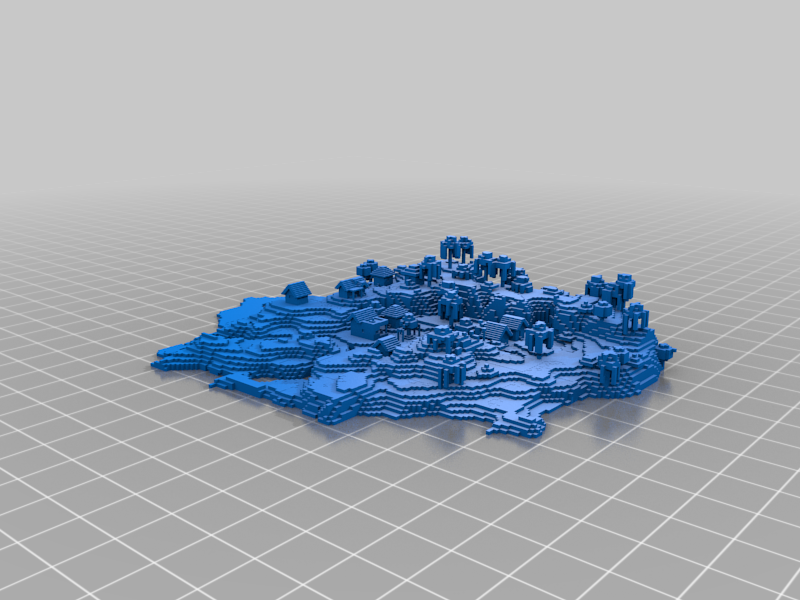 Free 3D file Minecraft Jungle Island・Design to download and 3D print・Cults