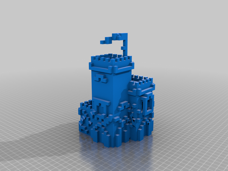 Free STL file Minecraft Keep・3D print design to download・Cults
