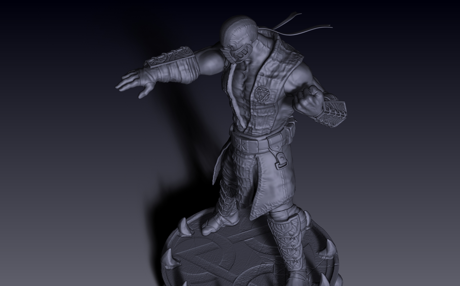 STL file Sub-Zero Mortal Kombat 🥷・Model to download and 3D print・Cults